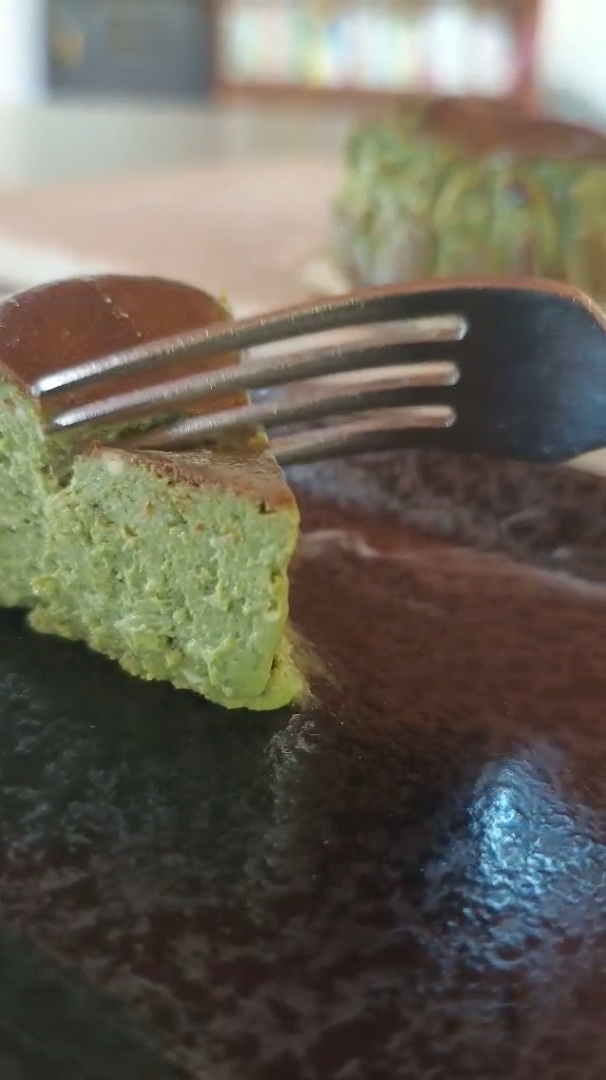 🍵 Matcha Basque Cheesecake with Amazake (12cm) | Japanese Cuisine Classes